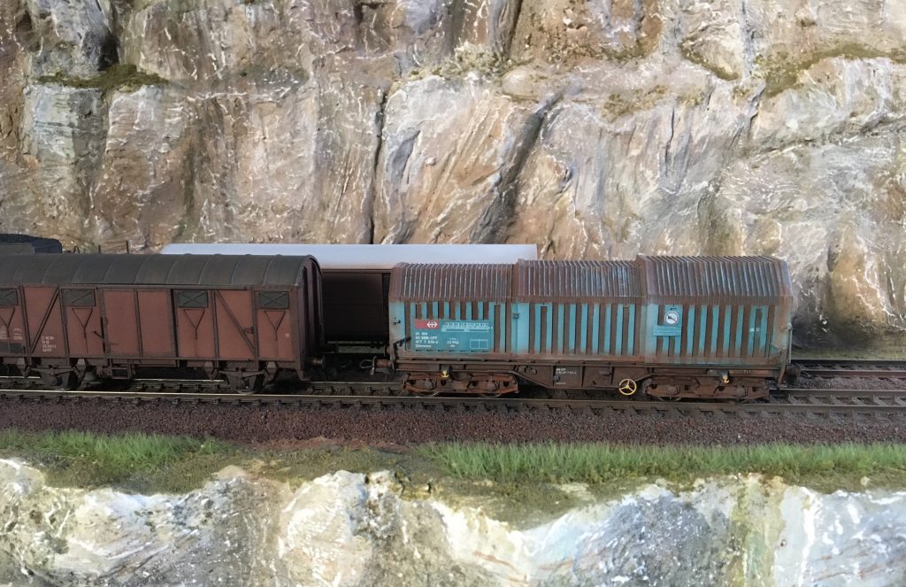 Wagon shimms SBB Roco référence 46770 - La patine des trains