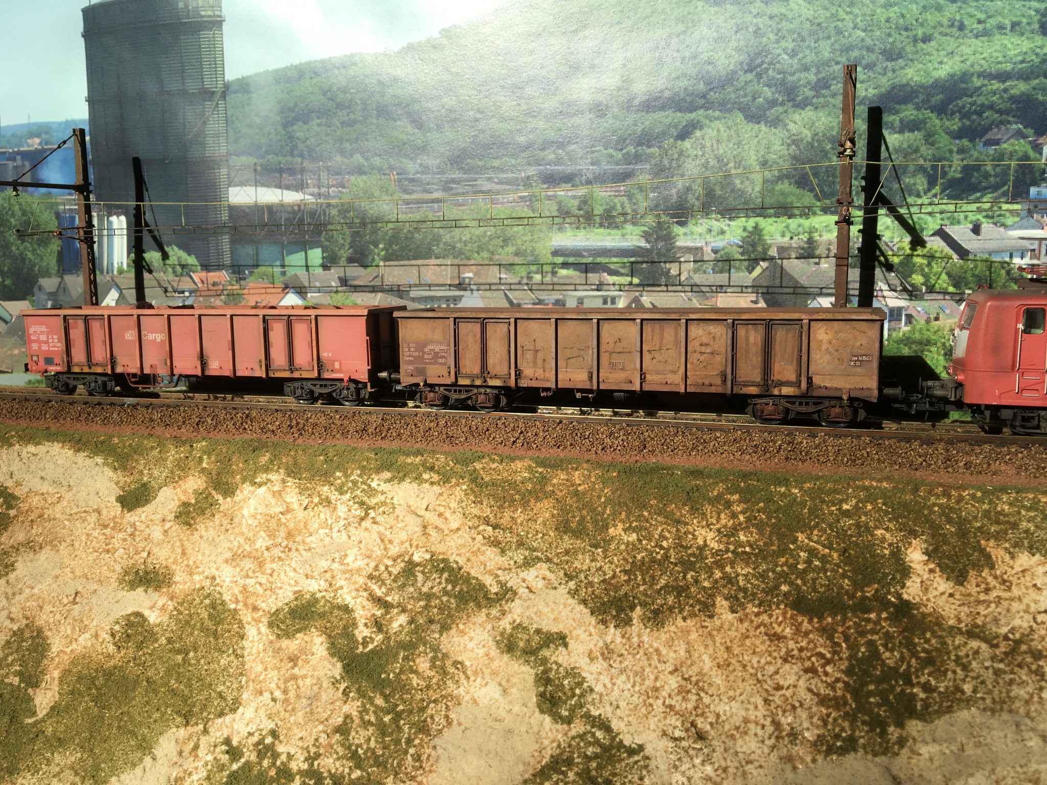 Wagon Eanos Belge, Roco Ref 76937 - La patine des trains