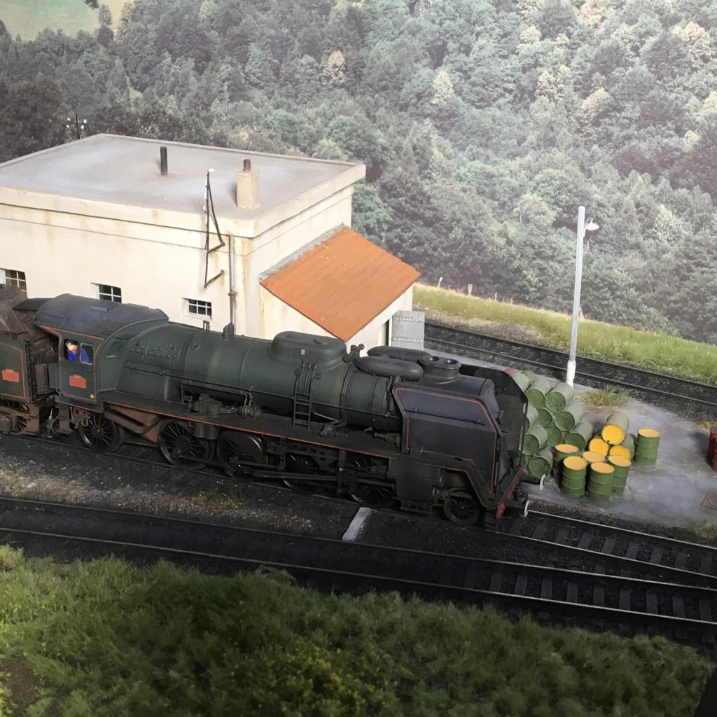 Locomotive vapeur 141P verte Jouef Ref HJ 2036 - La patine des trains