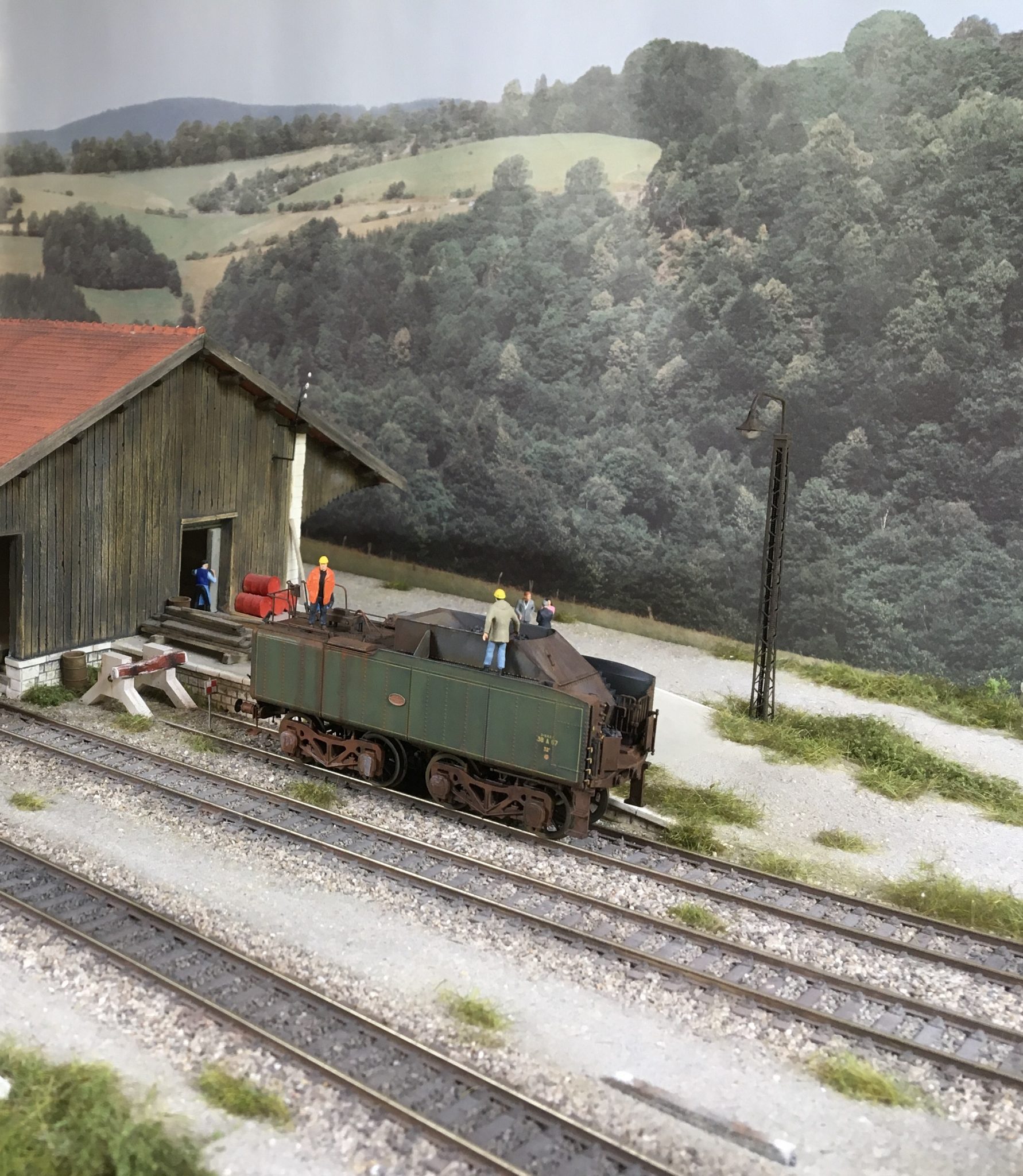 Tender REE Ref MB-049, SNCF, époque III. - La patine des trains