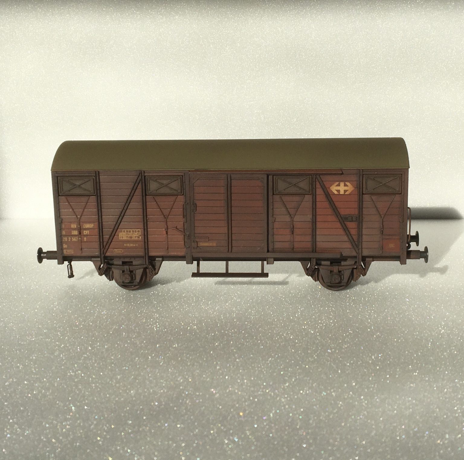 Lima wagon Gs, échelle 0 - La patine des trains