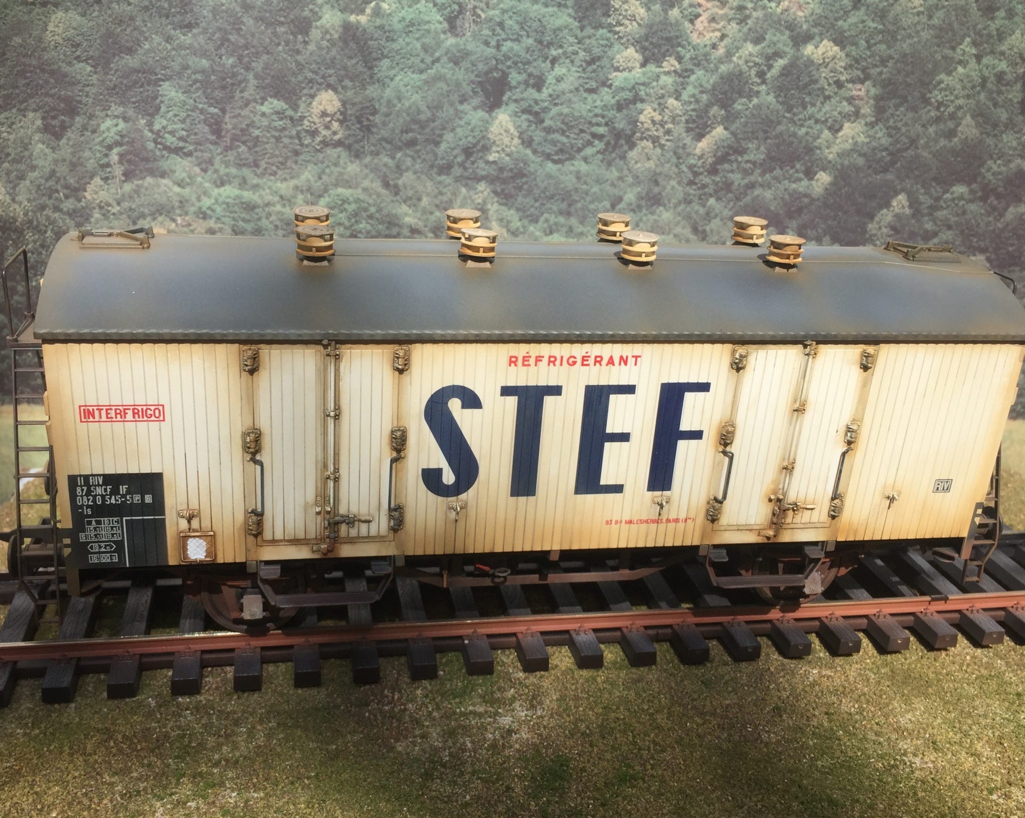 Wagons réfrigérants Stef, Rail 43, Ref 433005 et 433008, échelle 0 - La ...